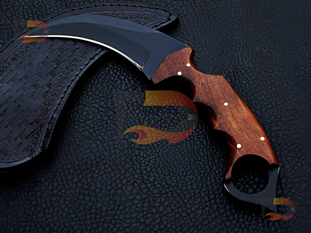 Handmade Damascus Karambit Knife , EDC Karambit, Hunting Karambit ...