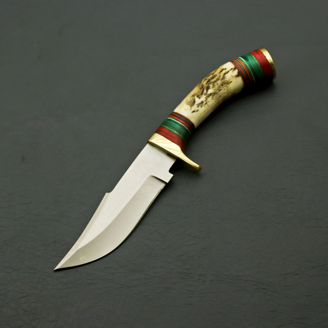 Radiant Handmade Stainless Steel Knife Enchanting Bolster Handle ...
