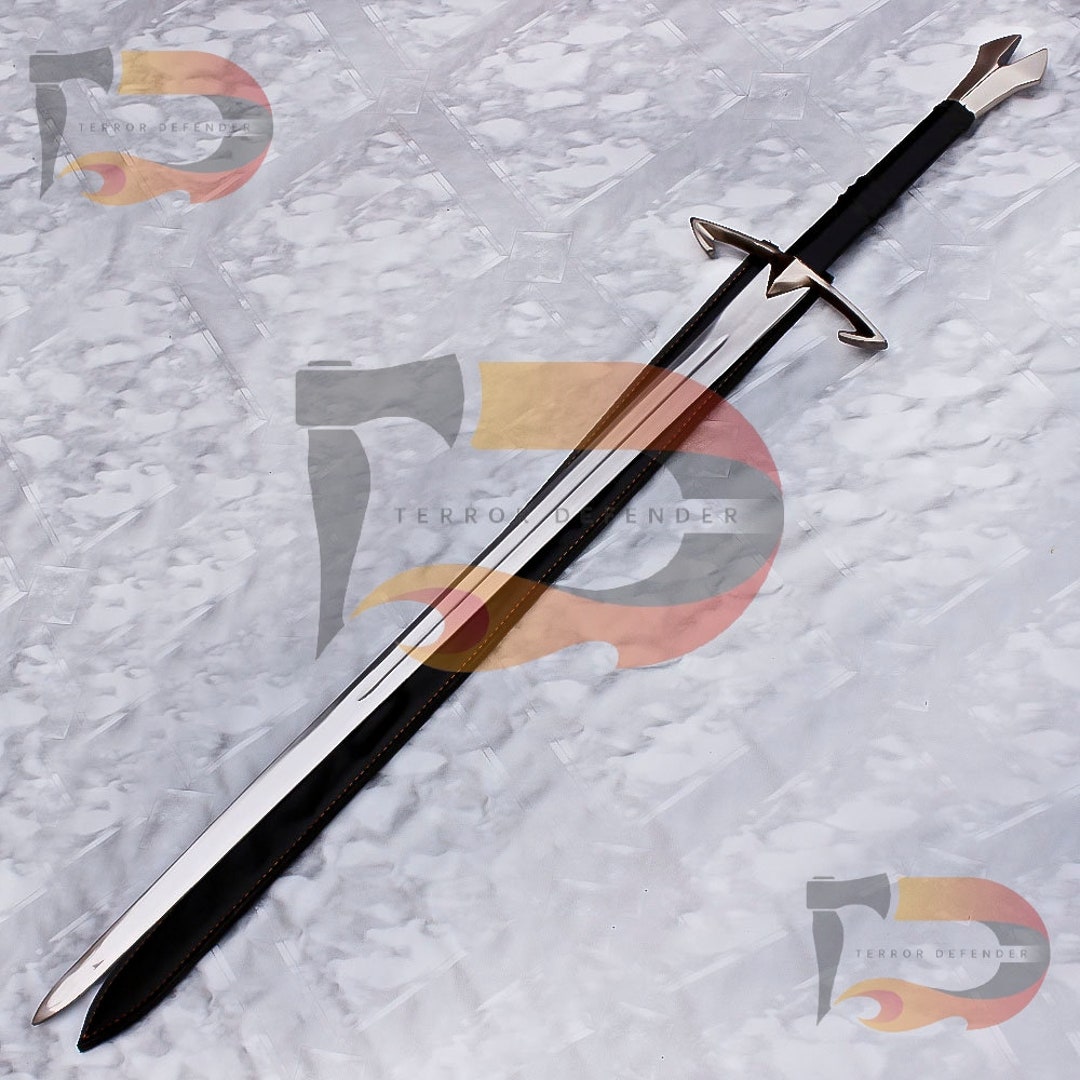 Handmade Black Death Gothic Sword Medieval Sword Comes With Leather ...