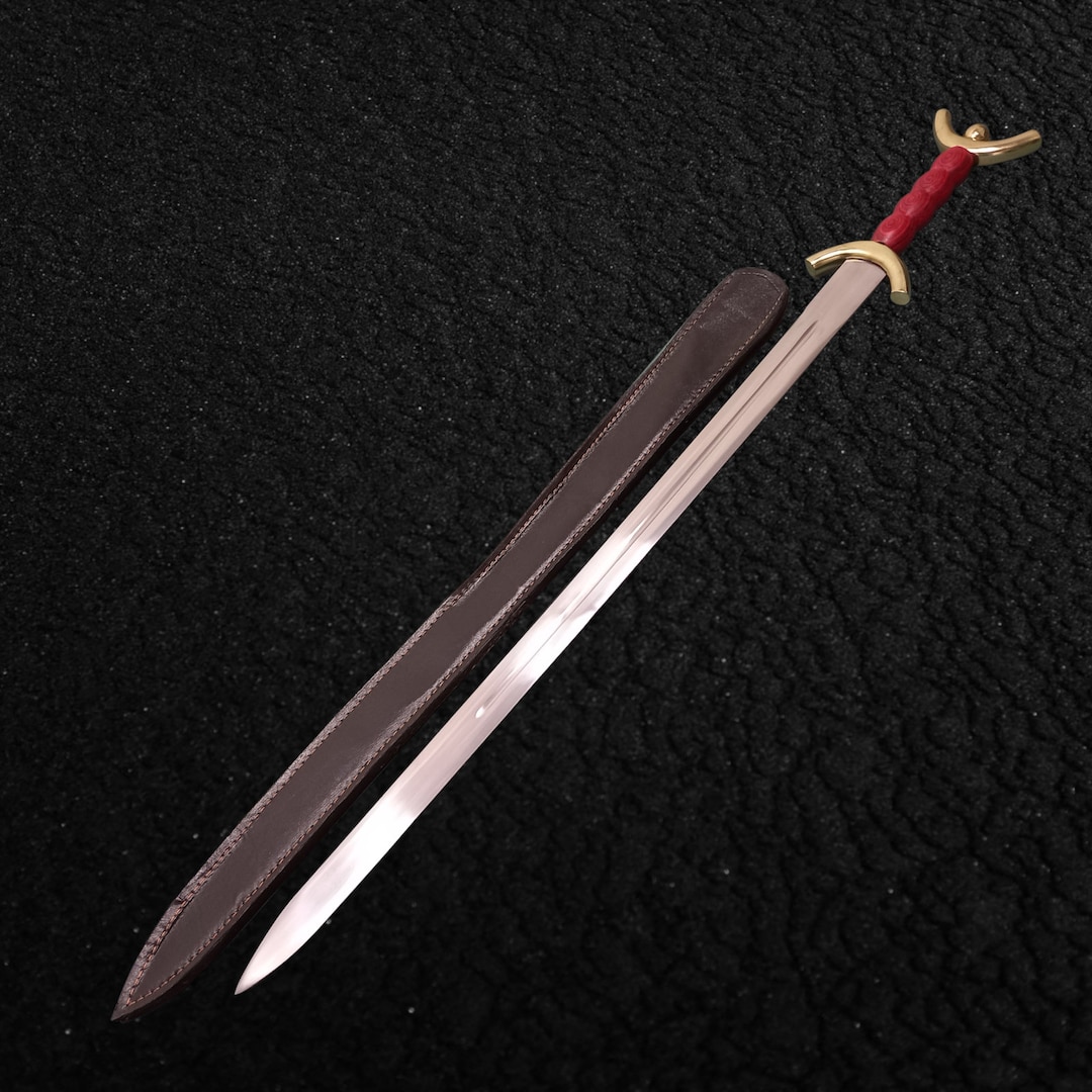 Handmade Stainless Steel Celtic Sword: Boudica Replica With Leather ...