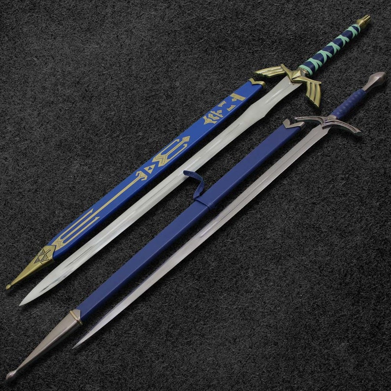 Combo of 2: Handmade Legend of Zelda Sword Replica and | Etsy