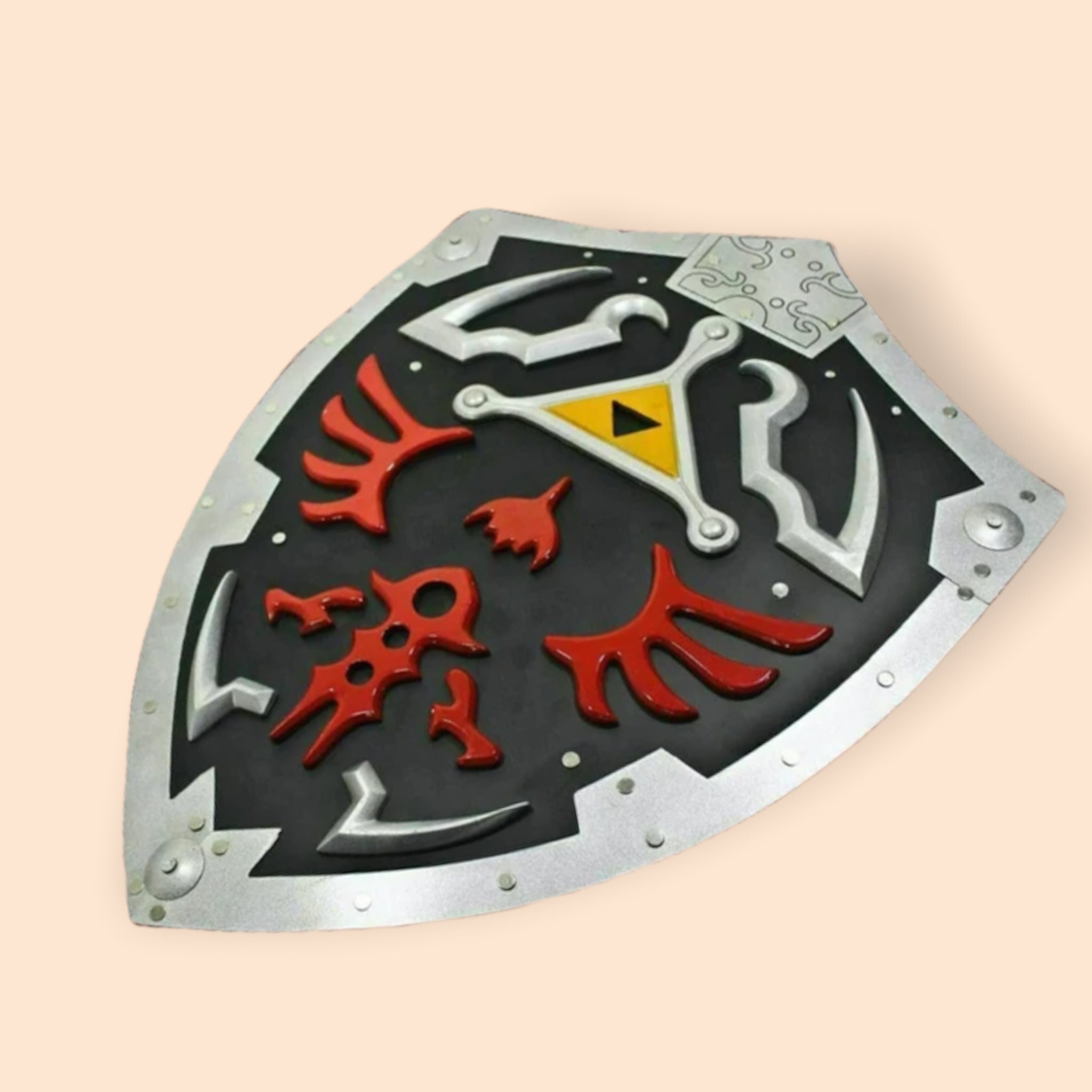 Fully Handmade Link Dark Hylian Shield Replica From Video Game - Etsy