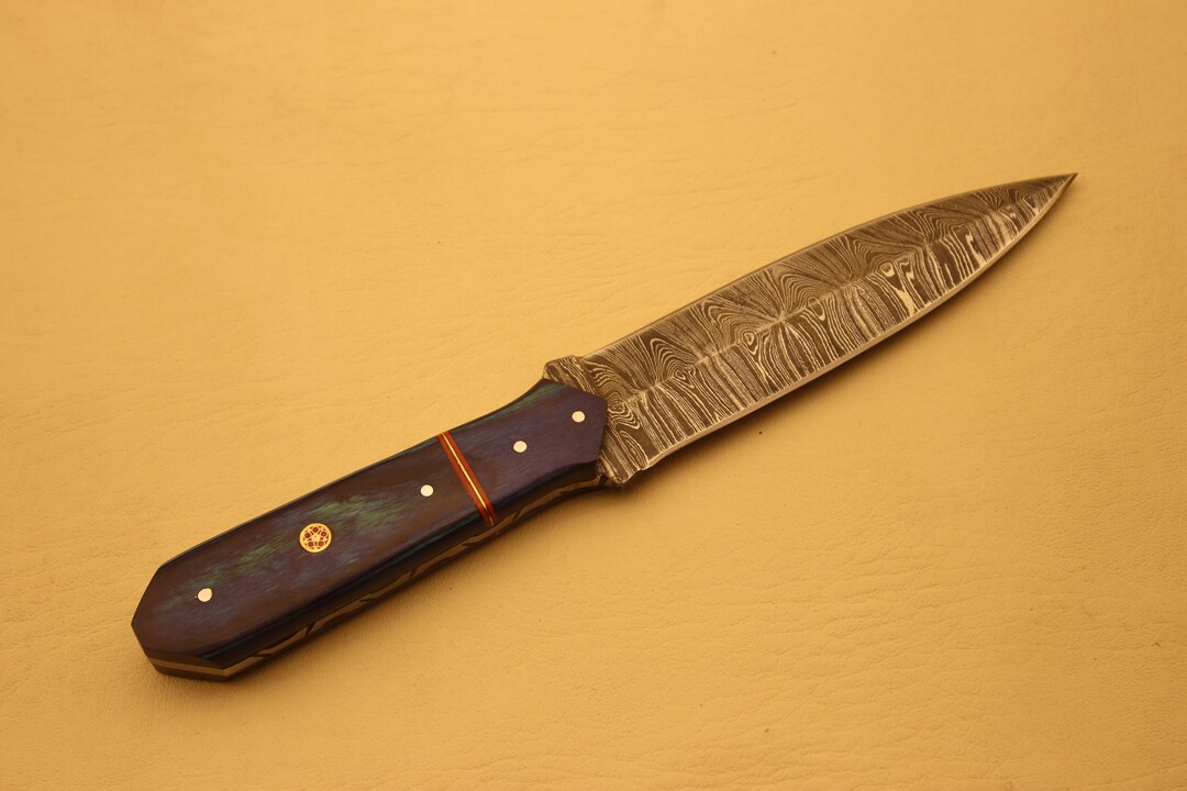 Beyond Ordinary: Handmade Damascus Steel Knife, Comfort Grip ,collector ...