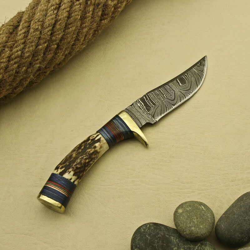 Stag Handle Hunting Knives - Etsy