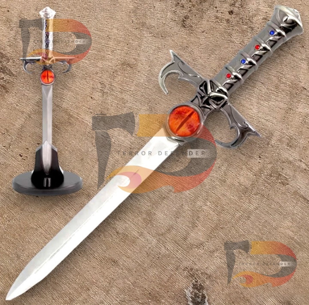 Handmade Lion-o's Sword of Omens Replica: 16" Display Piece With Stand ...