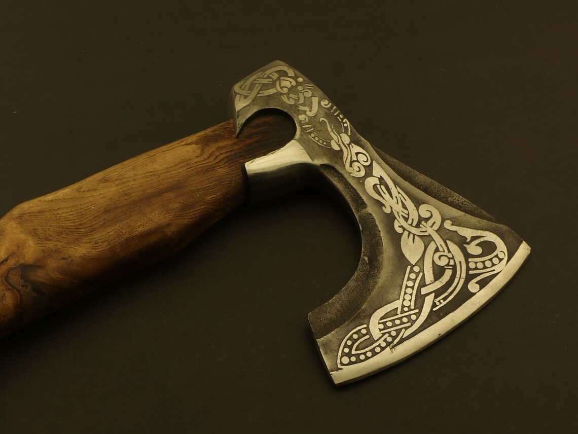 Handmade Carbon Steel Viking Bearded Axe Hatchet Throwing Axe - Etsy