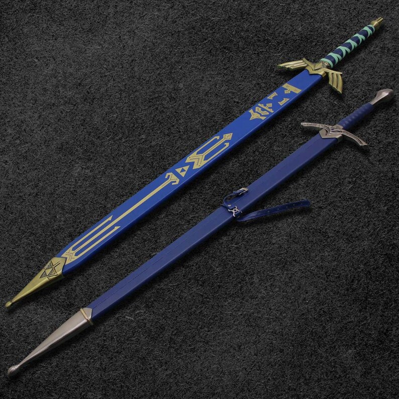 Combo of 2: Handmade Legend of Zelda Sword Replica and | Etsy