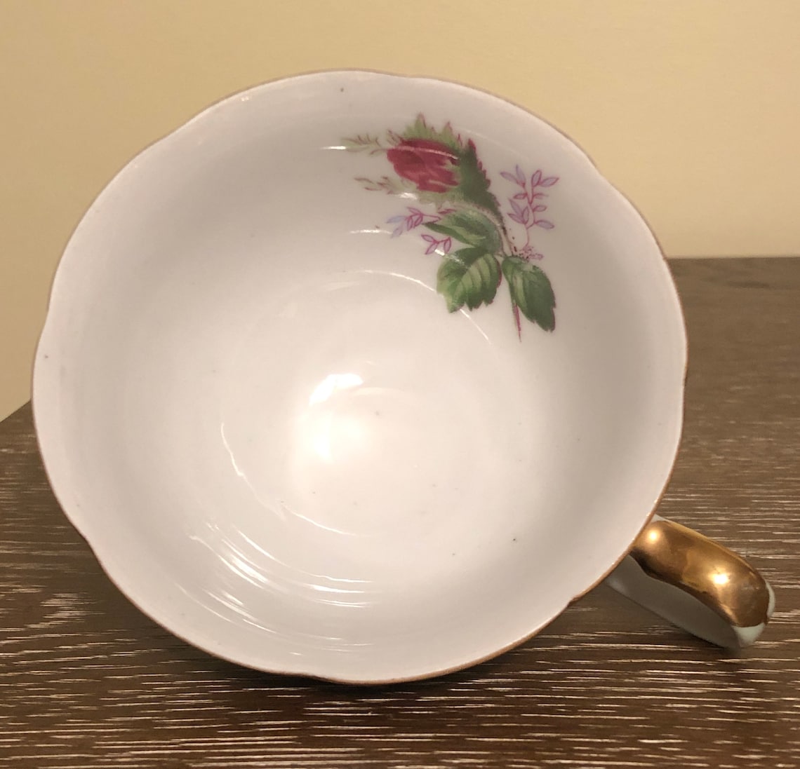 Antique Lefton China Hand Painted Tea Cup and Snack Plate Rare 1950's ...
