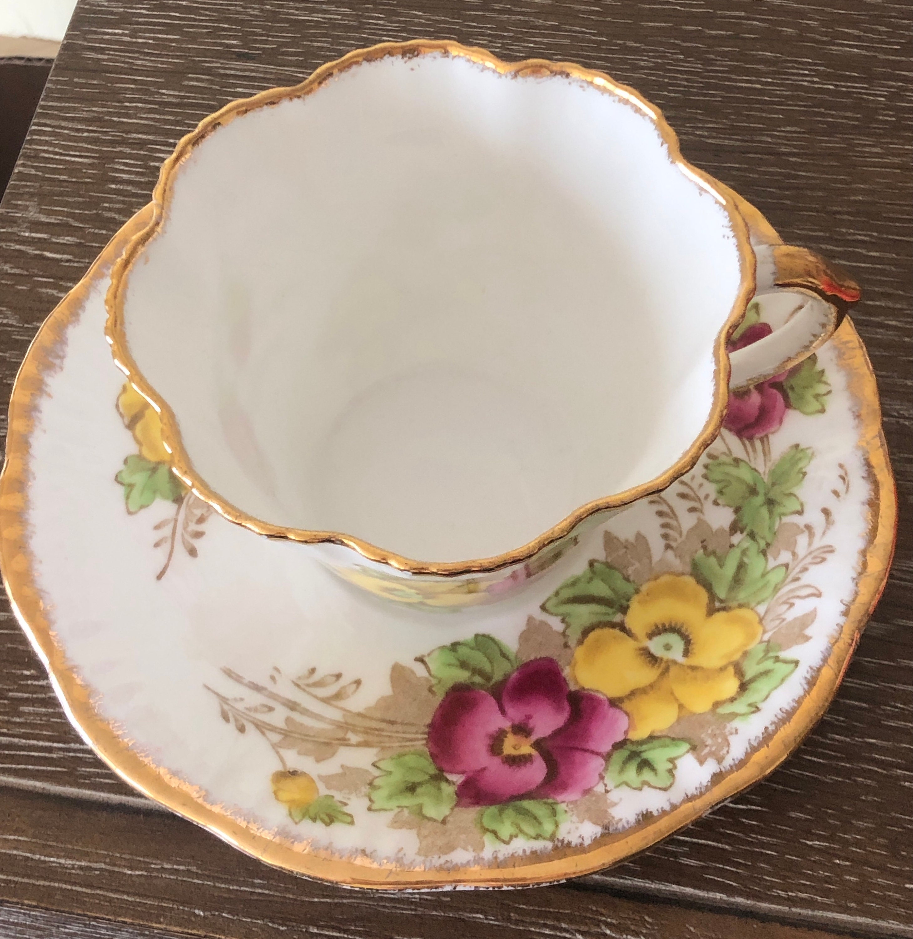 Vintage Salisbury Crown China Company "pansy" Pattern 1878 Bone China ...