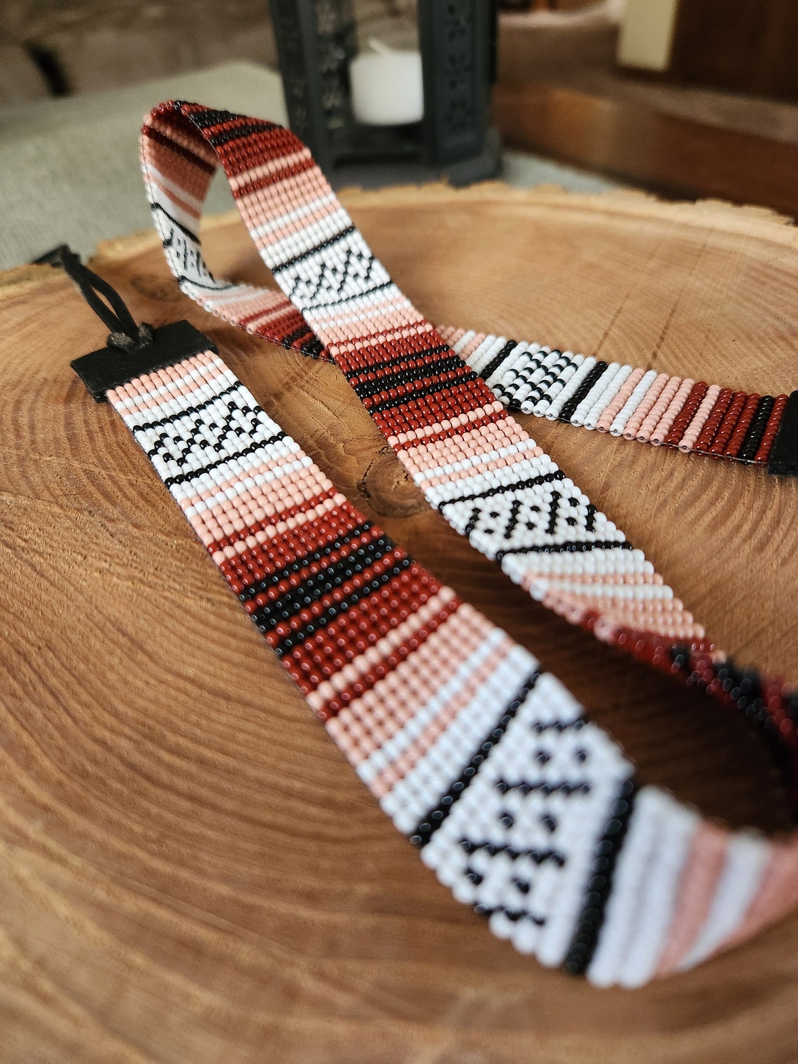 Handmade Beaded Hat Band - Etsy