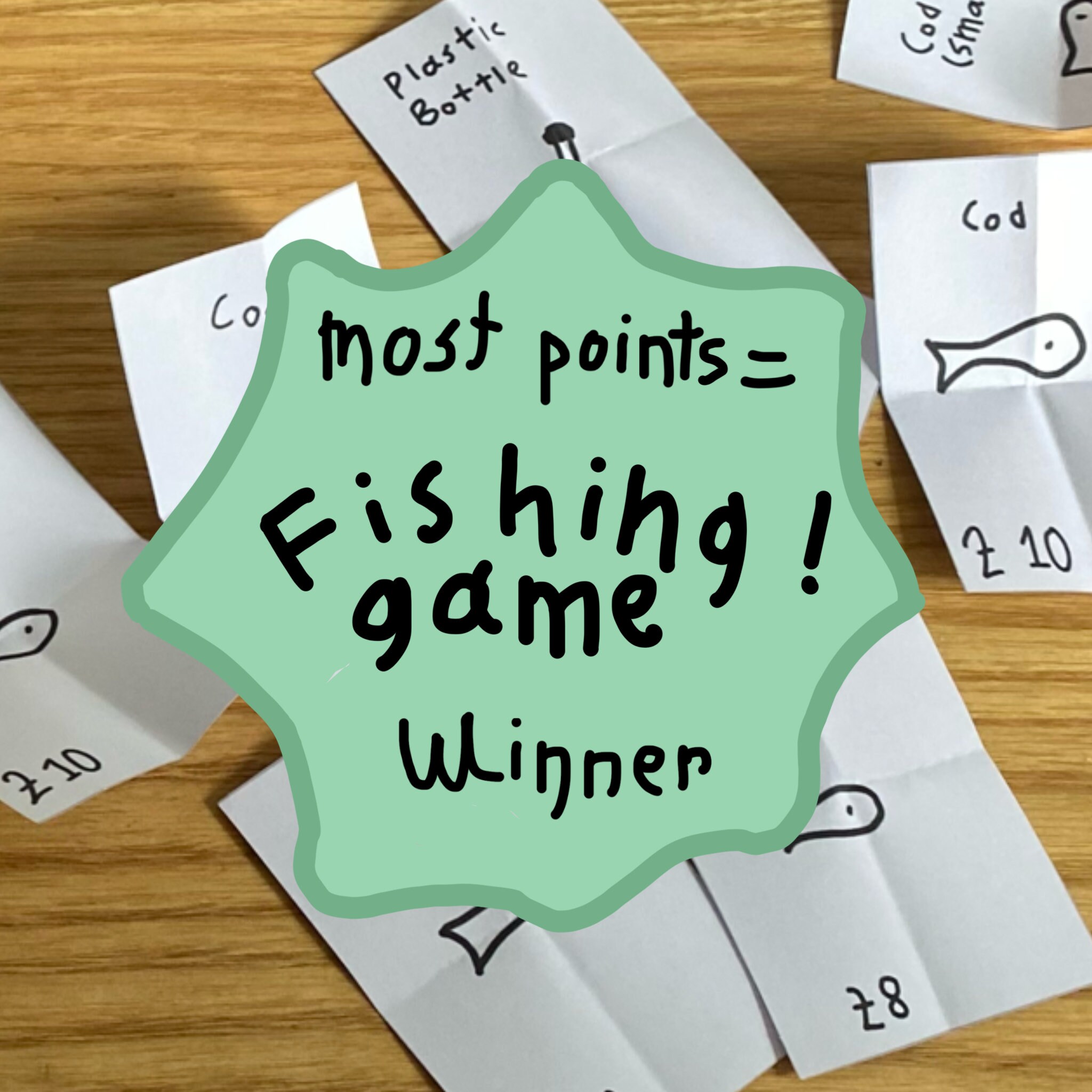 Fishing Game for Kids, Printable Children Activity, Instant Digital ...