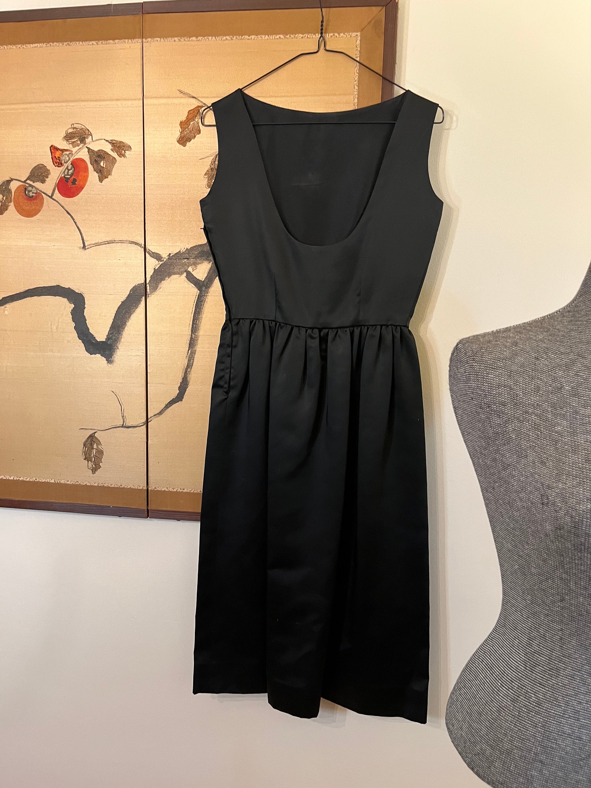 1960s Duchess Satin LBD Set - Etsy
