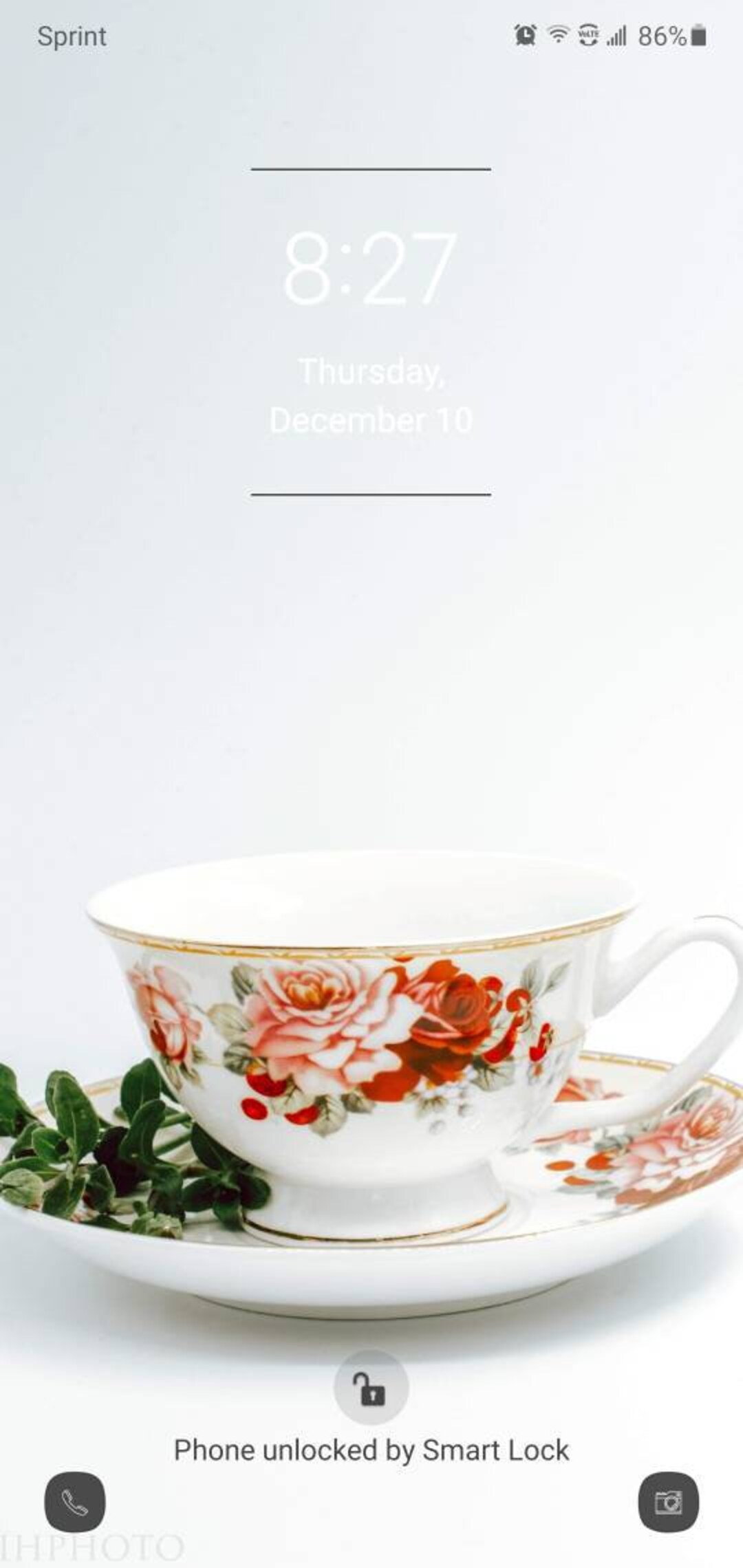 Rose Tea Cup Lockscreen/homescreen Digital Download - Etsy