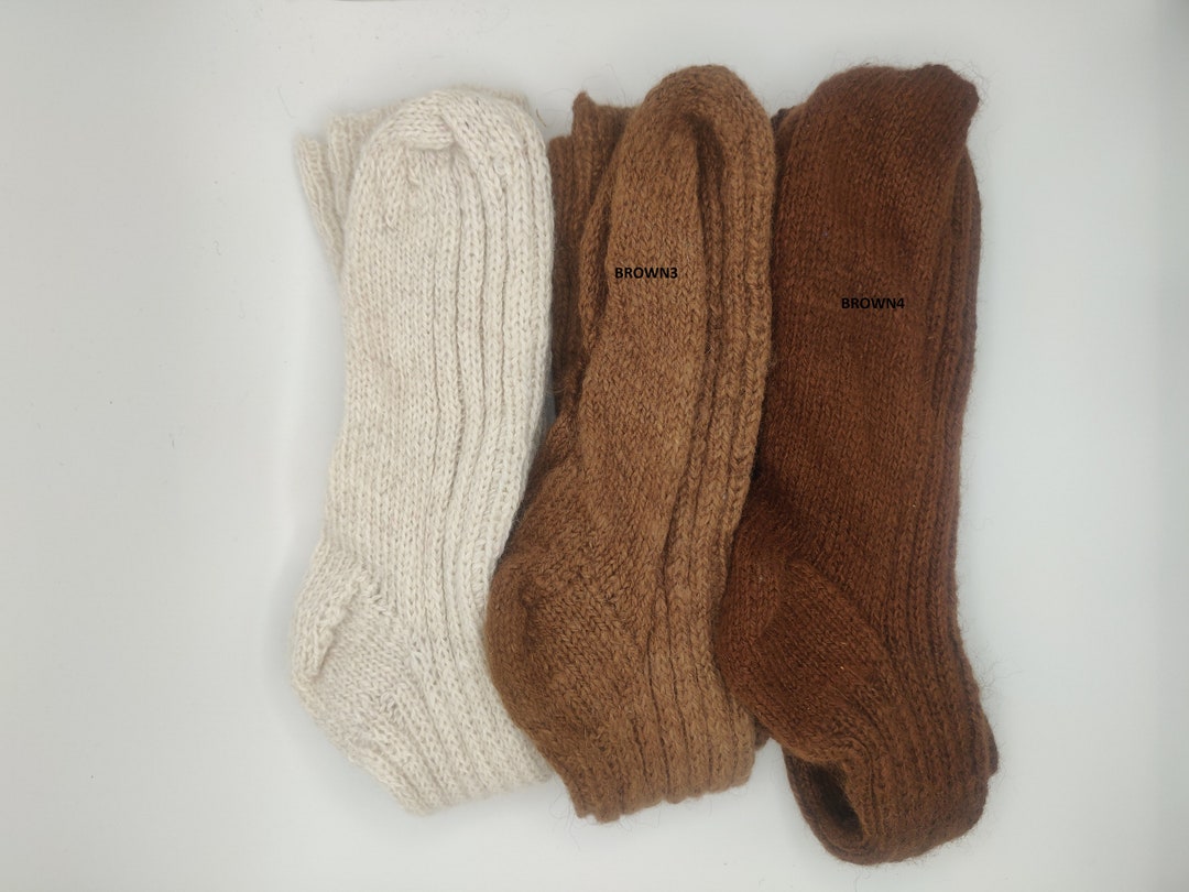 Alpaca Socks 100% Alpaca Size Large - Etsy