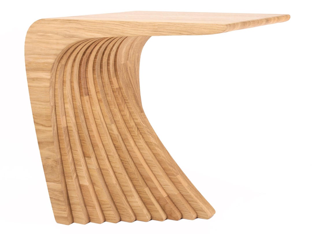 Woodbang Touchey - Parametric Side Table for Modern Interiors ...