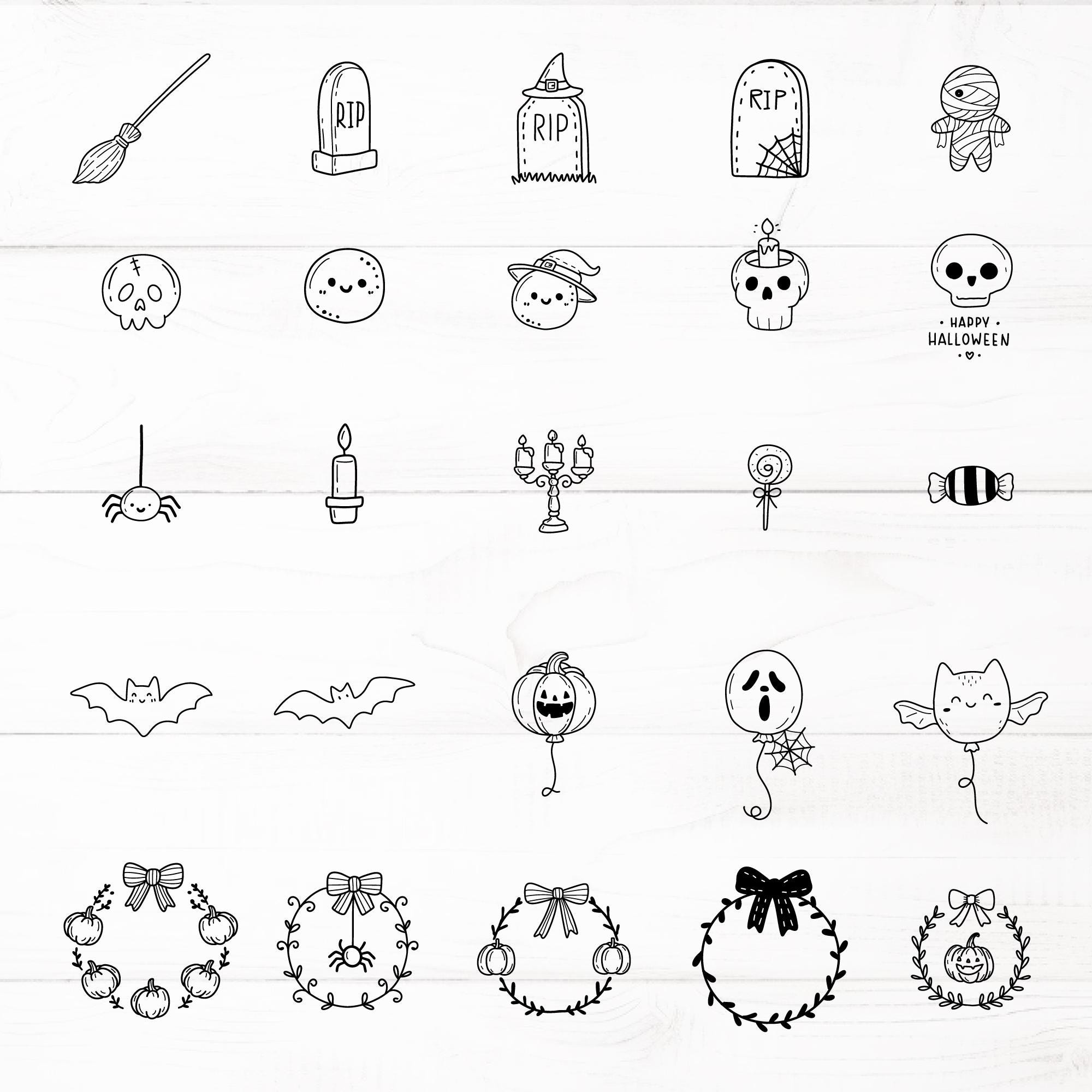 101 Halloween Pumpkin Bundle Svg Ghost Cut File Pumpkins Laser ...