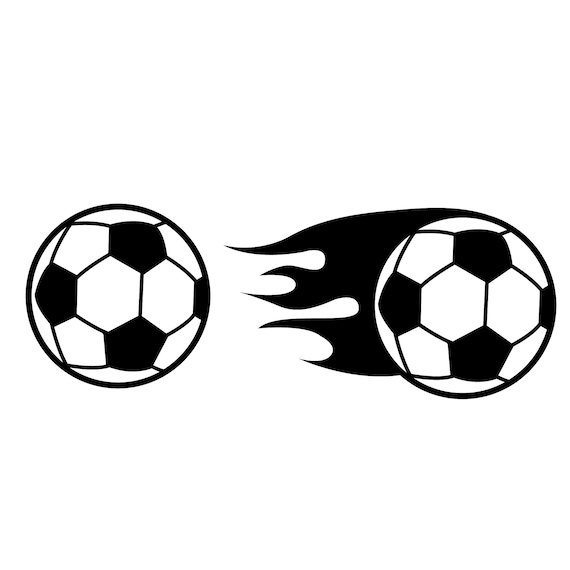 Two Soccer Ball Logo