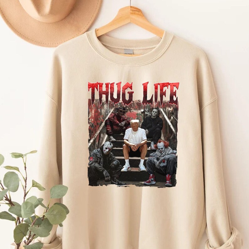 Thug Life Horror Movie PNG, Scary Halloween PNG, Trump Thug Life Png ...