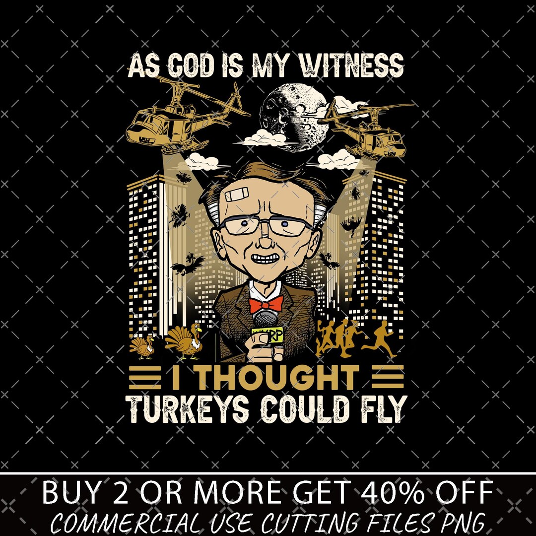 First Annual WKRP Thanksgiving Day Turkey Drop Les Nessman PNG, Funny ...