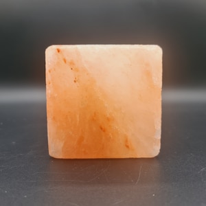 Himalayan Salt Tea Light Holder - Cube, Hand Crafted, Home Decor ...