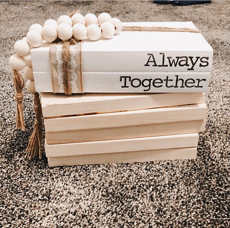 Farmhouse Sets Book Stacks Book Sets Family Quotes/book - Etsy Canada