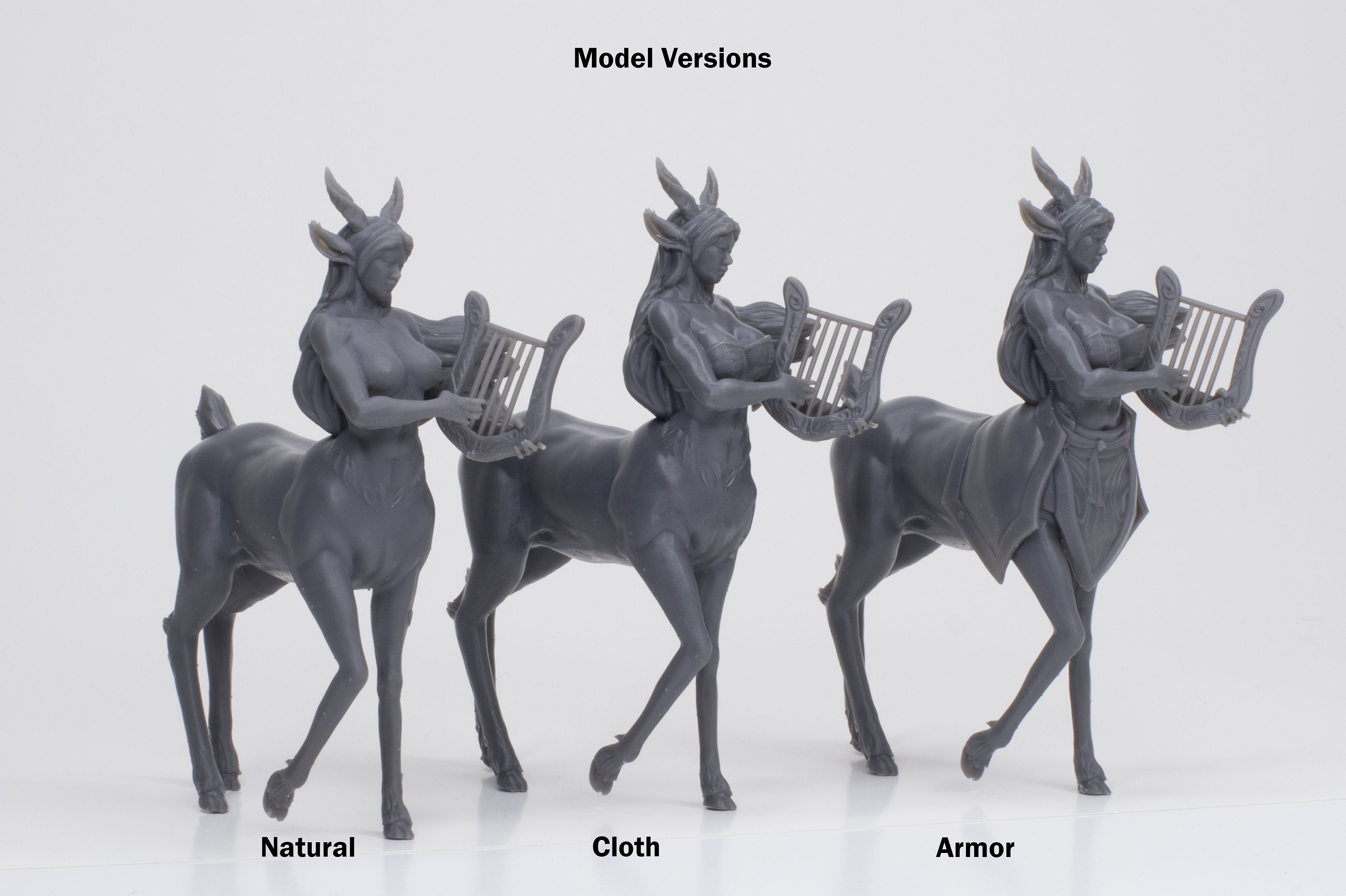 Centaur Bard Woman Lyre Centauress Dnd Miniature Ancient - Etsy