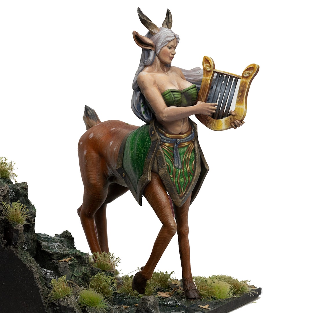 Centaur Bard Woman Lyre Centauress Dnd Miniature Ancient Greek Mythological Creature - Etsy Hong ...