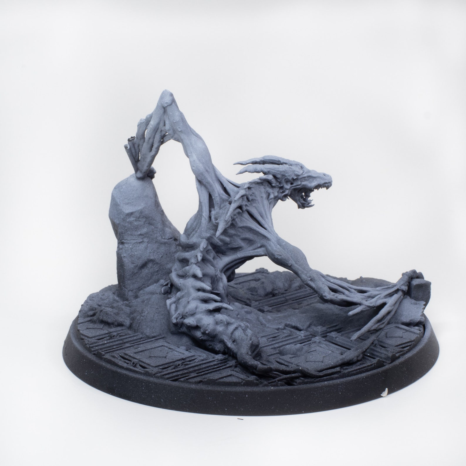 Undead Crawling Wyvern Necromancer Dragon Skeletal - Etsy