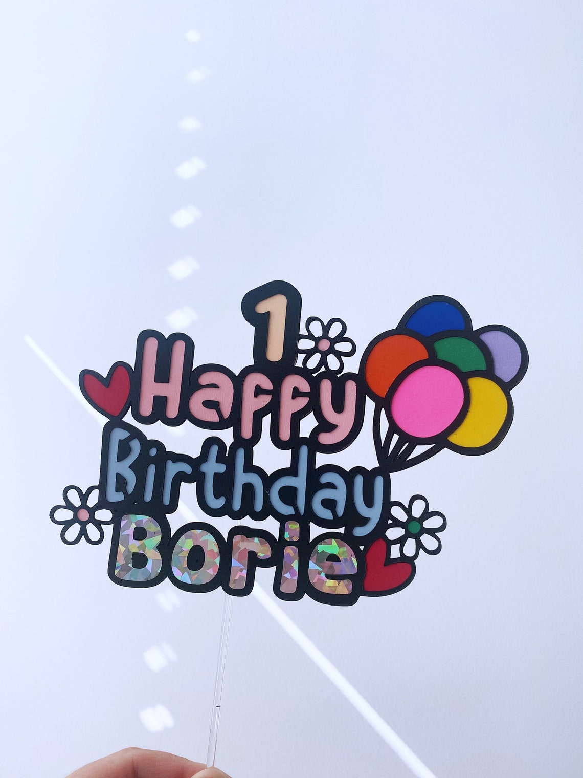 Happy Birthday Cake Topper, Birthday Cake Topper, Party Cake Topper ...