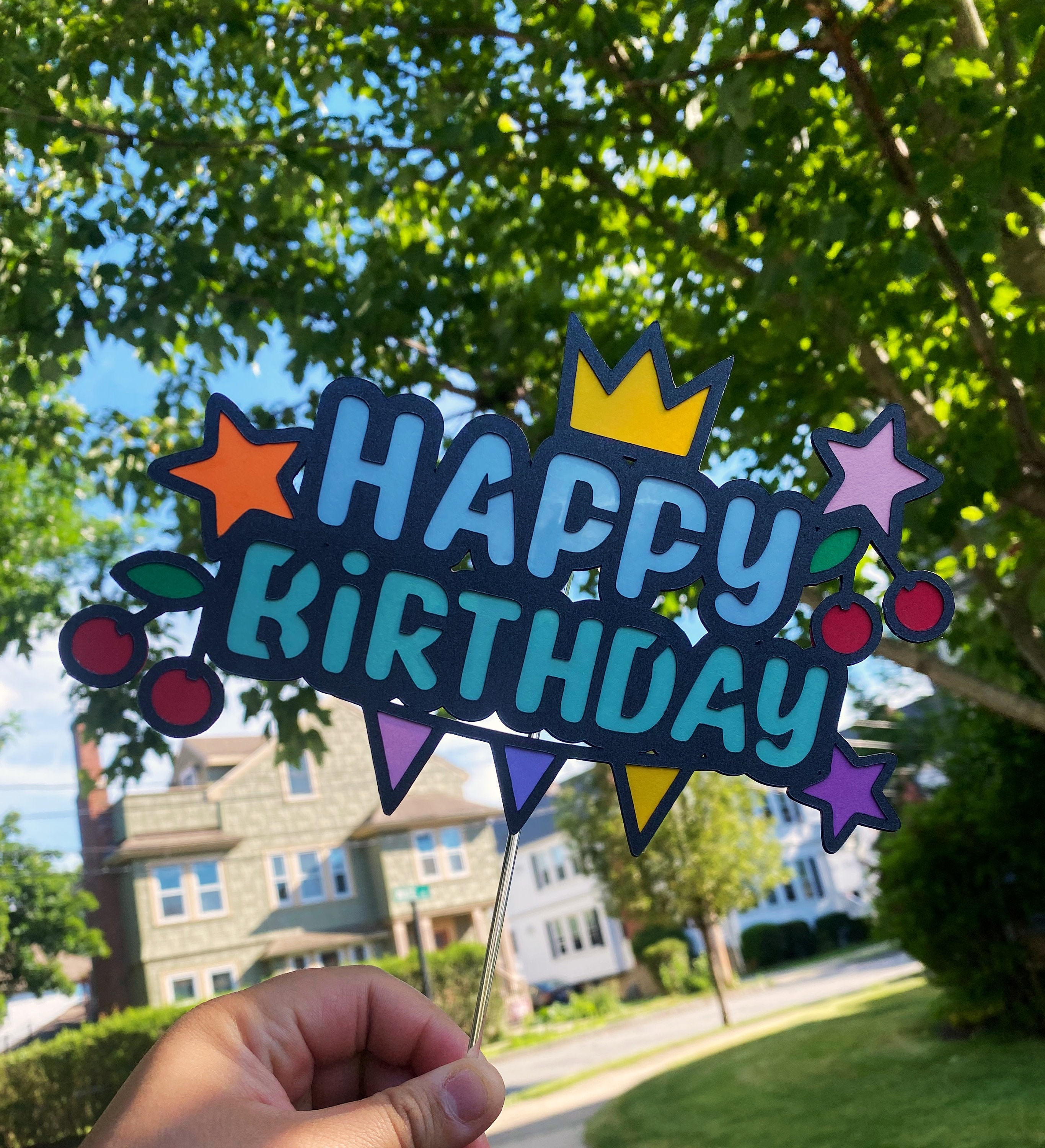 Happy Birthday Cake Topper, Party Cake Topper, Gift for You, Cake ...