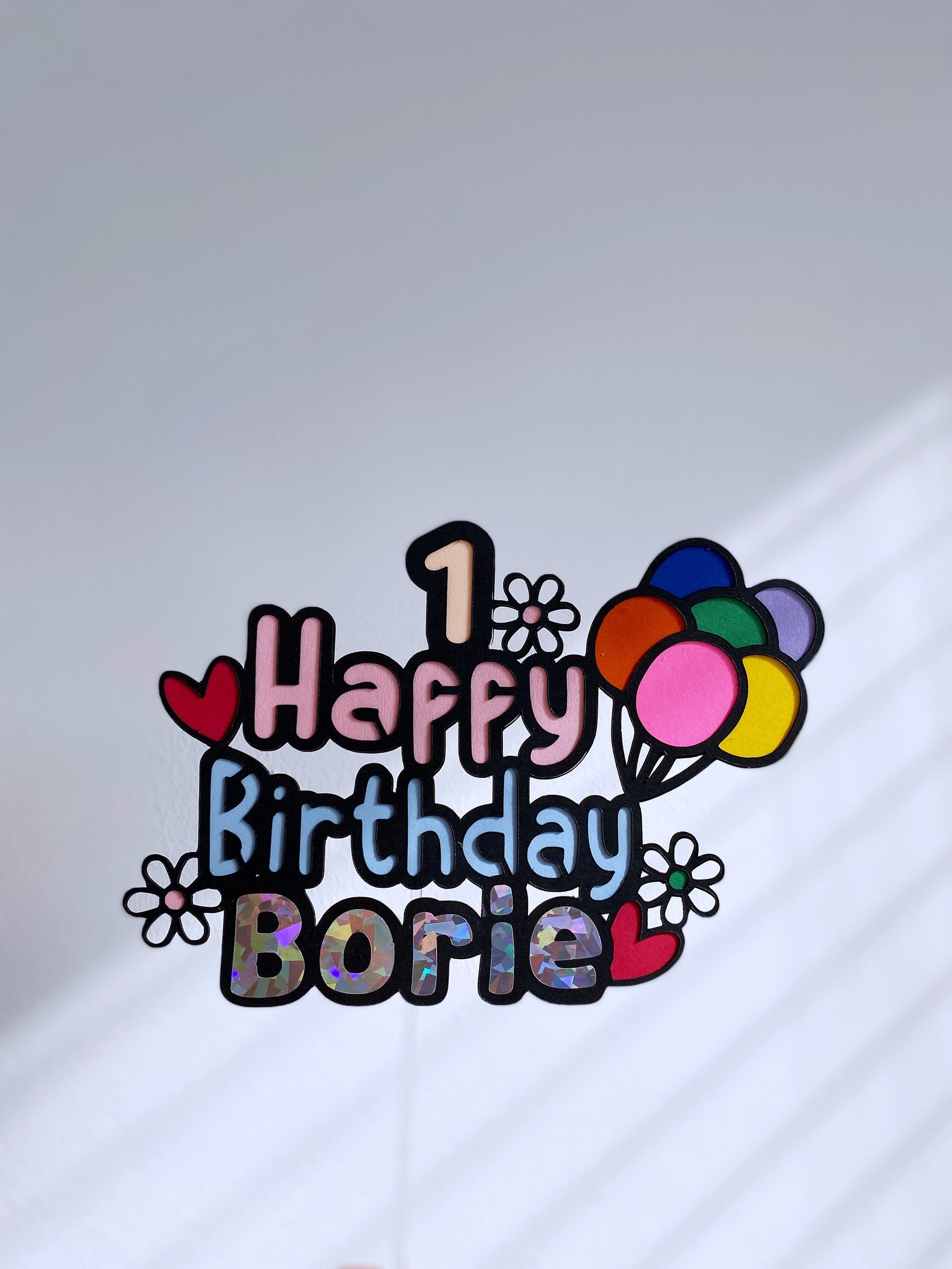 Happy Birthday Cake Topper, Birthday Cake Topper, Party Cake Topper ...