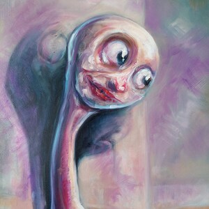 Painting "scar", Oil Painting on Canvas, Surreal Painting, Surreal Art ...