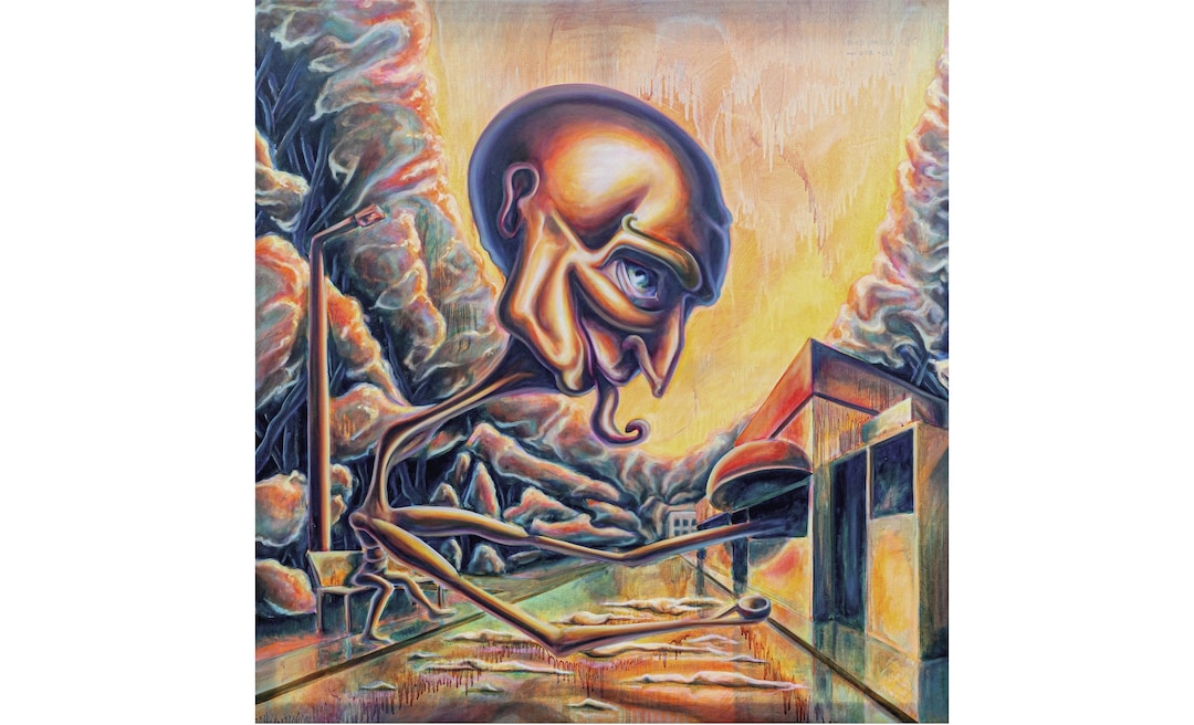 The Greedy, Original Oil Painting on Canvas, Surreal Painting, Surreal ...