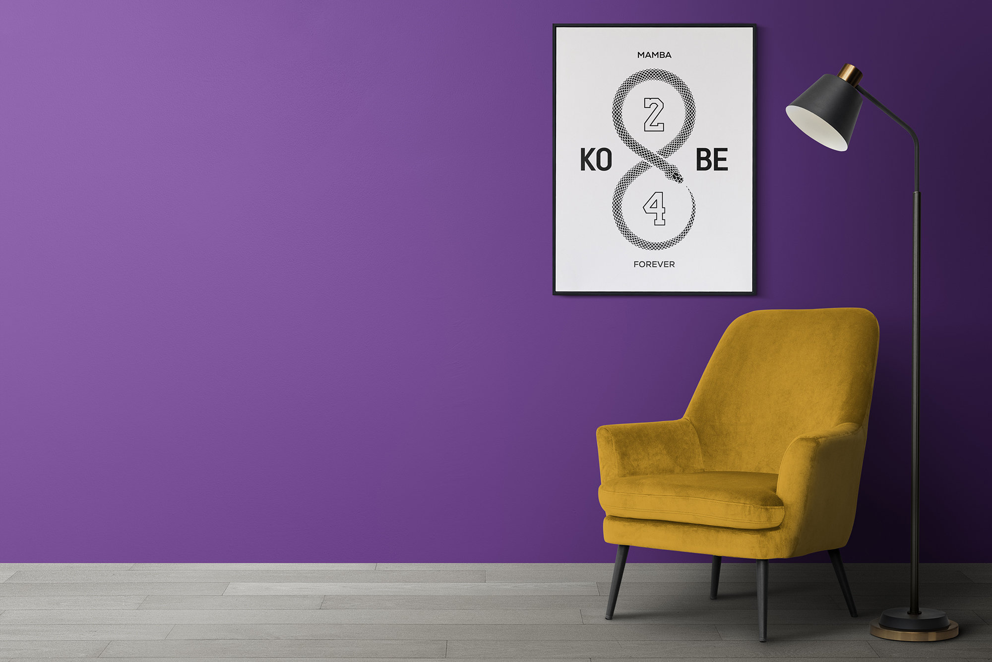 Kobe Bryant Infinity - Kobe, Typography, Inspirational Office Art ...