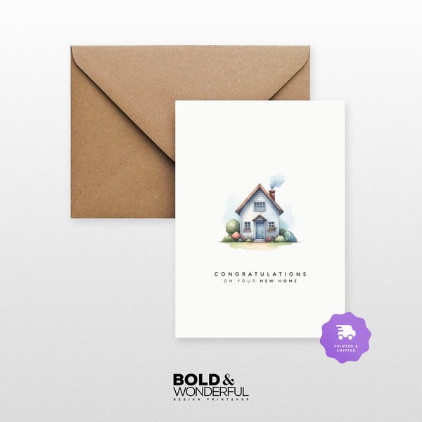 New Home Purchase Greeting Card - Etsy