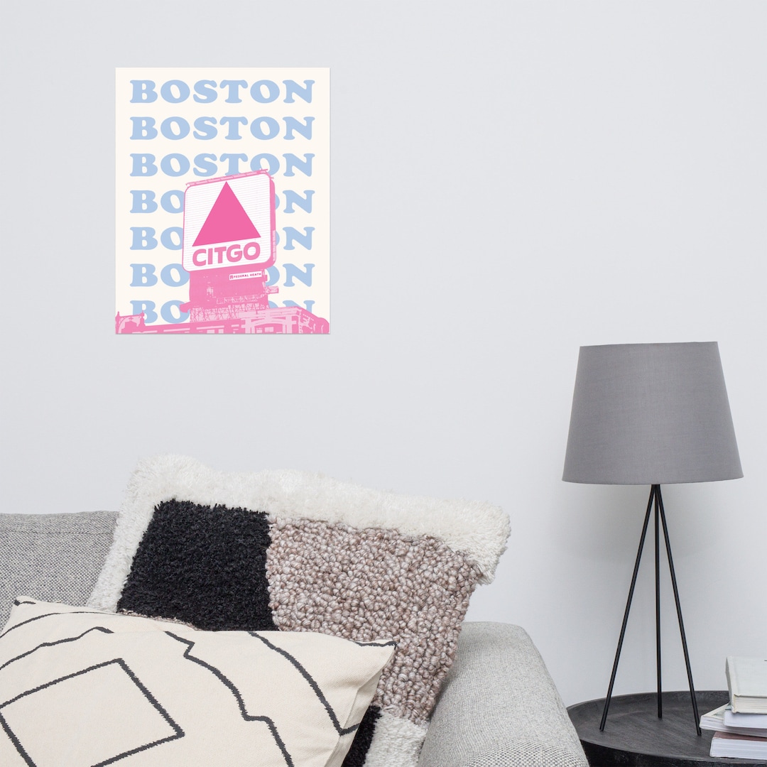Boston Poster - Etsy