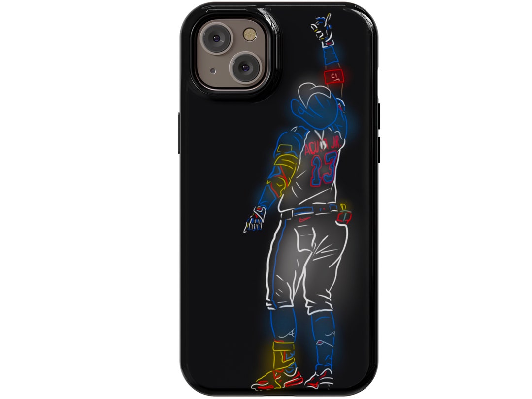 Ronald Acuna Jr. Phone Case Neon Style Impact-resistant Tough Case ...