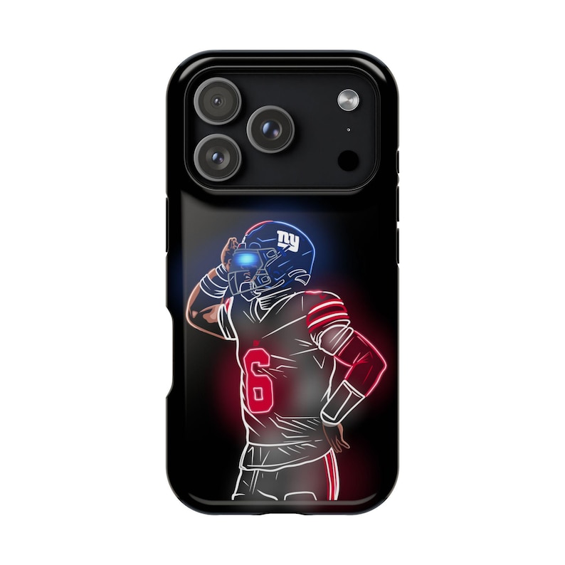 Custom Neon Sports Phone Case - Any Personalized Athlete - Football ...