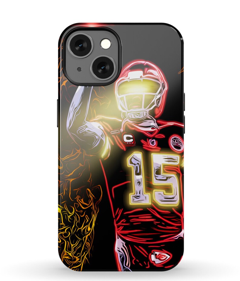 Patrick Mahomes Kansas City Chiefs Heat Check Neon Nights - Etsy