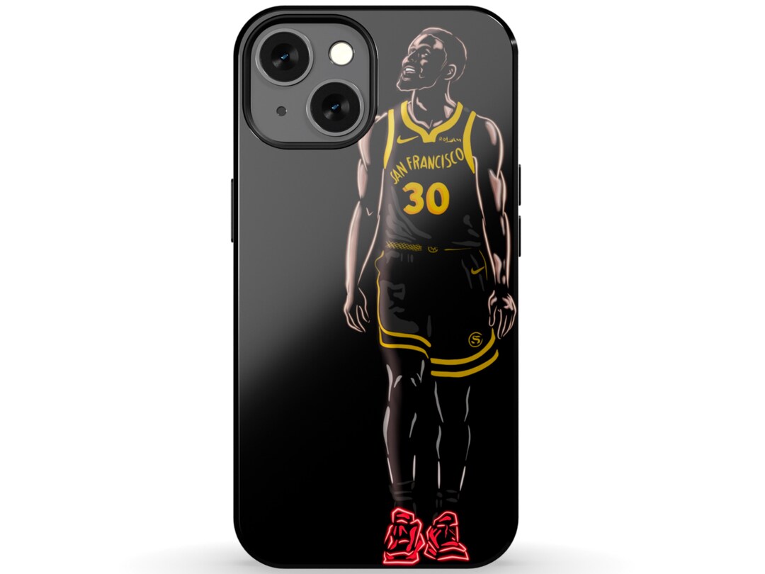Steph Curry Dark Mode Impact Resistant Basketball Sports Phone Case for ...
