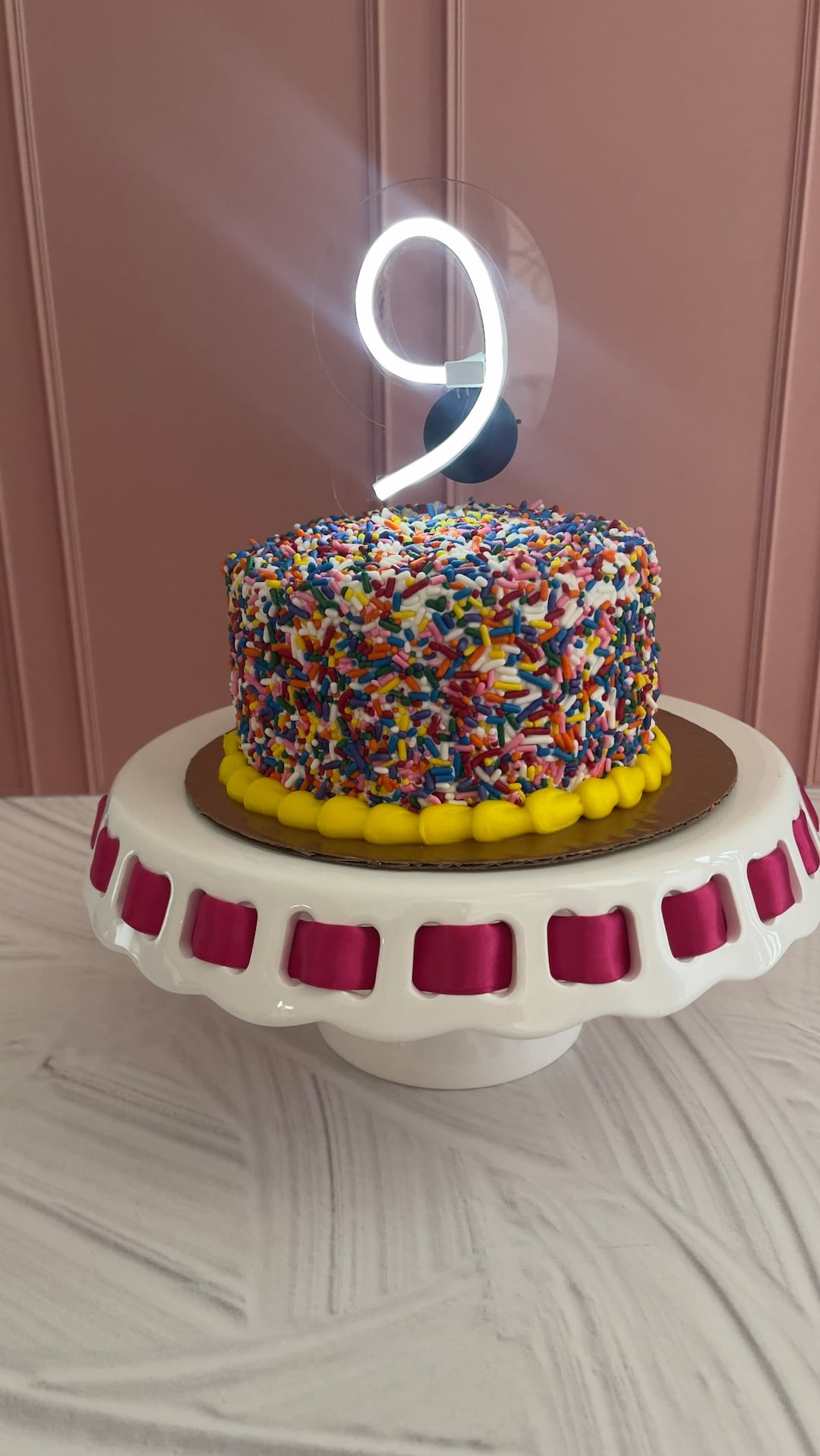 Led Birthday Number Cake Topper/birthday Cake Topper/number Sign ...
