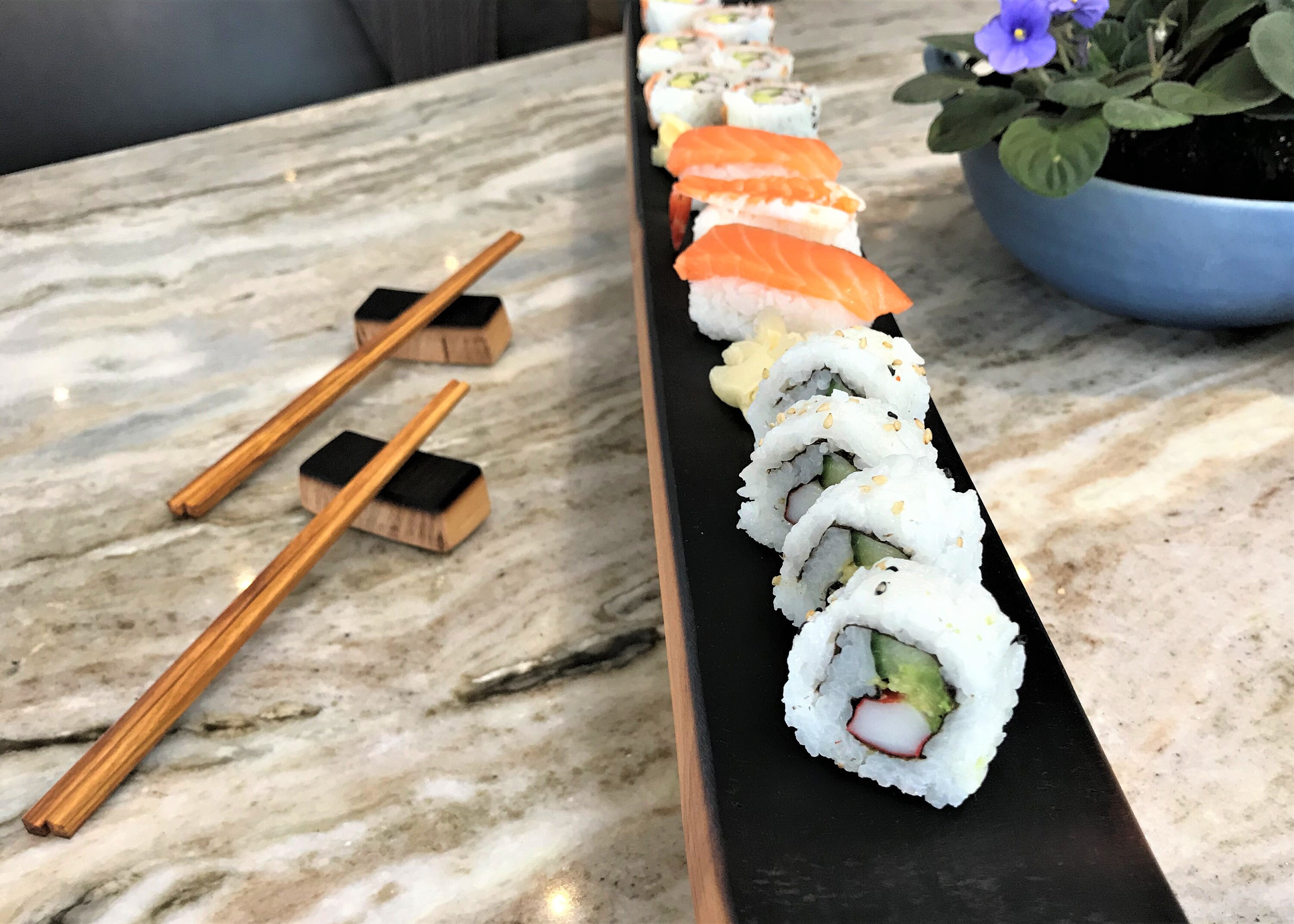 Sushi Board, Sushi Set, Sushi Serving Board, Wooden Sushi Board, Sushi ...