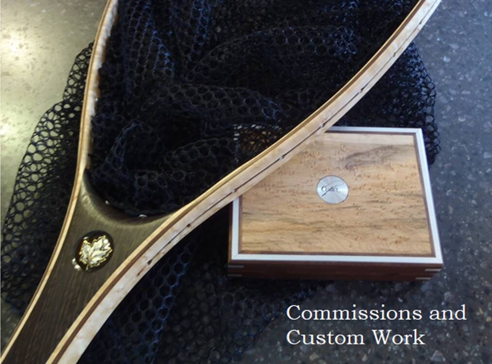 Fishing Gift, Handmade Wooden Fishing Net, Fly Fishing Landing Net ...