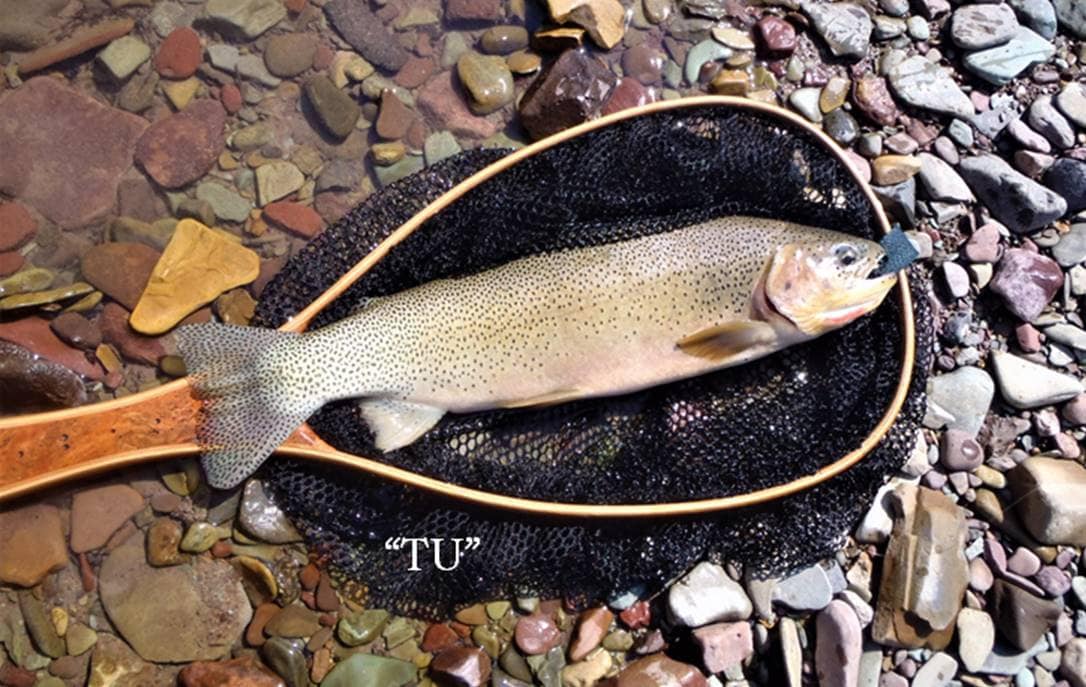 Fishing Gift, Handmade Wooden Fishing Net, Fly Fishing Landing Net ...