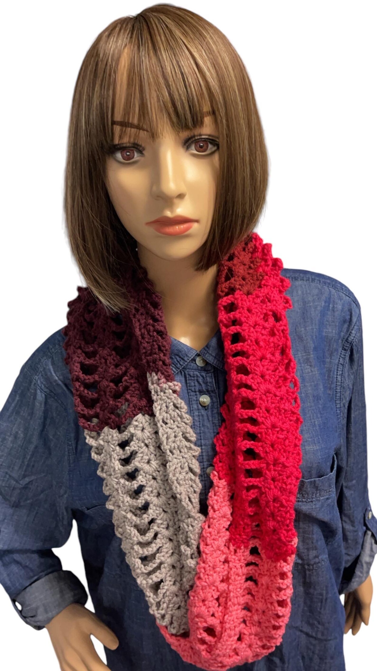 Lacy Infinity Scarf - Etsy