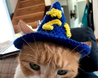 Cat With Wizard Hat | Etsy