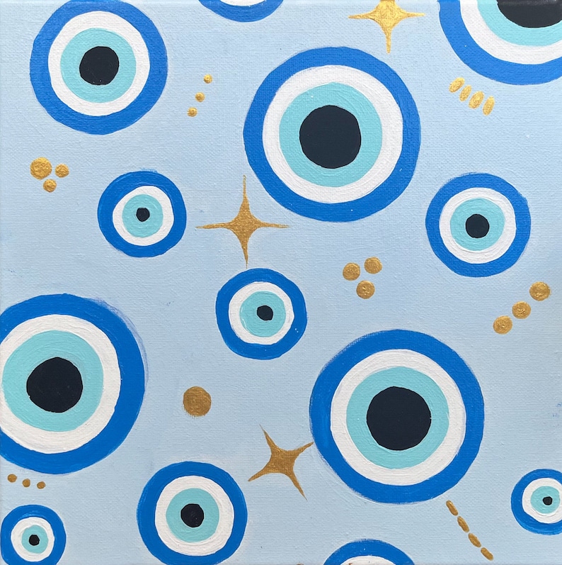 Evil Eye Painting - Etsy