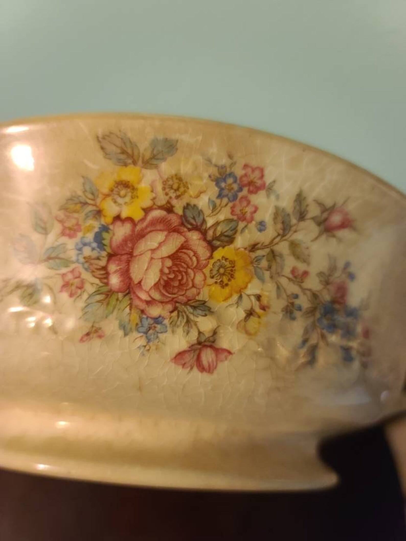 Crown Potteries Co. USA 243 Casserole Dish W/ Floral Design - Etsy