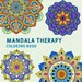 Calming Mandala Coloring Pages for Adults and Children, Restorative and ...
