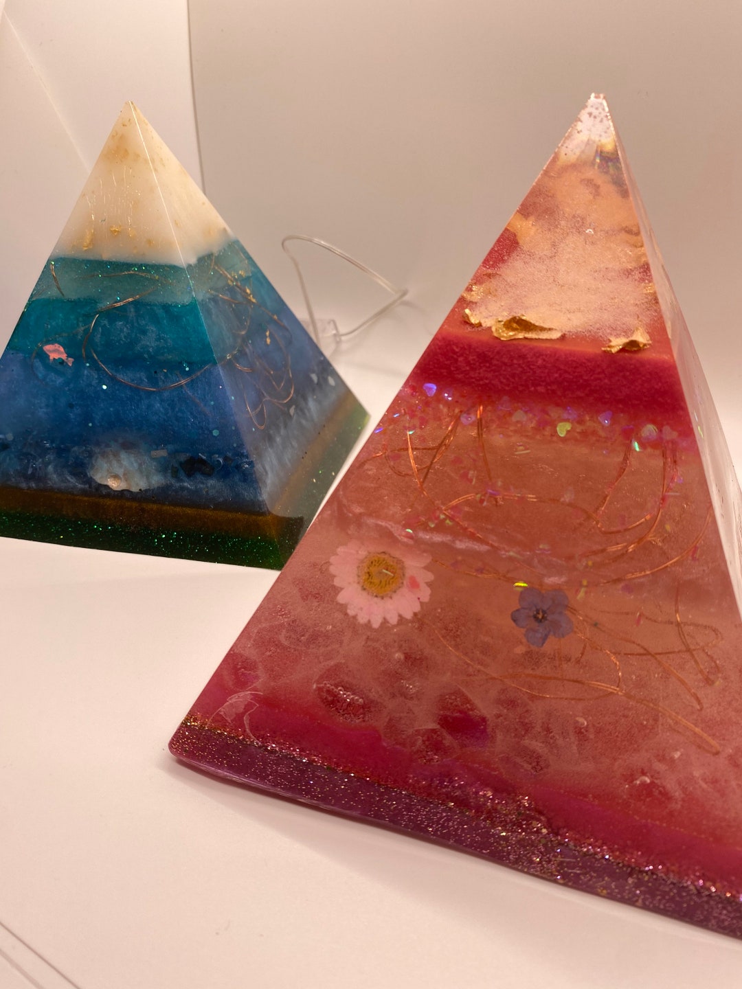 Resin Light up Pyramid - Etsy